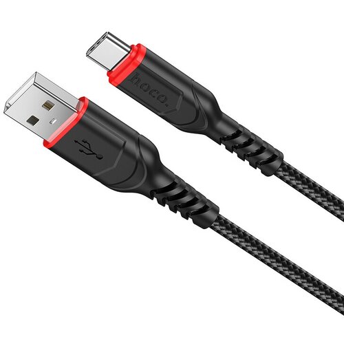 Кабель USB HOCO X59 Victory, USB - Type-C, 3A, 1 м, черный