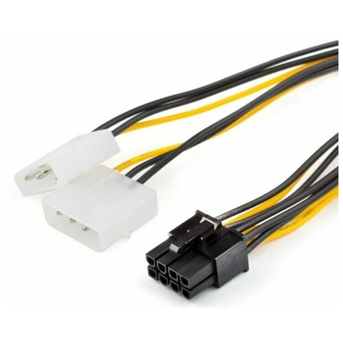 Кабель переходник питания Molex/PCI-E 8pin для видеокарт