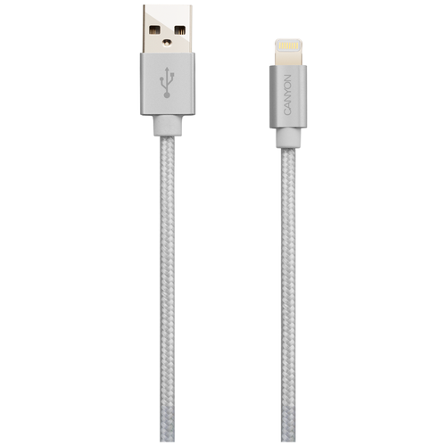 Кабель Canyon USB - Lightning (CNS-MFIC3), 1 м, pearl white