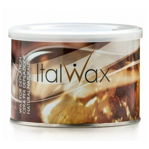Воск для депиляции Italwax горячий, жидкий, для удаления волос, натуральный, 400 мл