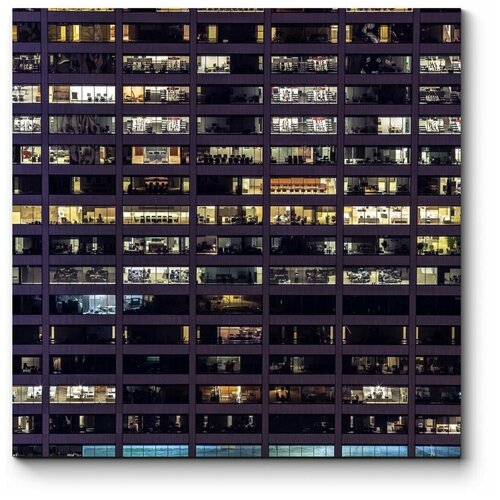 Модульная картина Окна Нью-Йорка 110x110