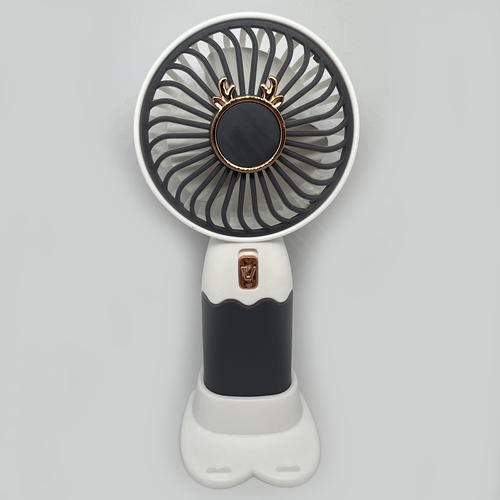 Портативный мини-вентилятор / Ручной вентилятор / Настольный вентилятор / Серый