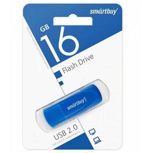 Память Flash USB 16 Gb Smart Buy Scout Blue