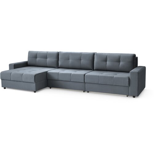 Угловой диван-кровать Hoff Манчестер, с универсальным углом, цвет серый