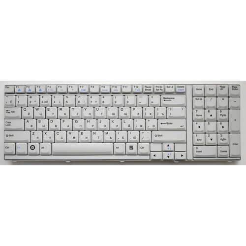 Клавиатура для ноутбука LG S900. Белая, руссская. Номера AEW34146106, HMB435EA.