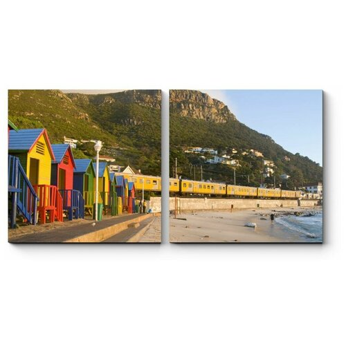 Модульная картина Яркие краски Кейптауна170x85