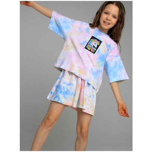 Комплект одежды playToday, размер 170, голубой