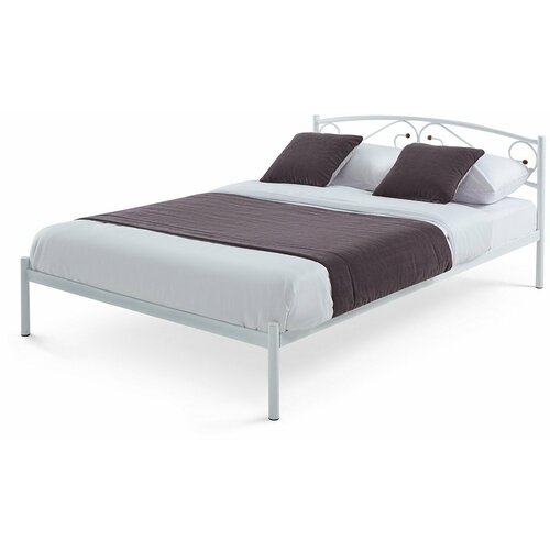 Кровать без подъёмного механизма Hoff Люкс, 145х76,5х205, цвет белый