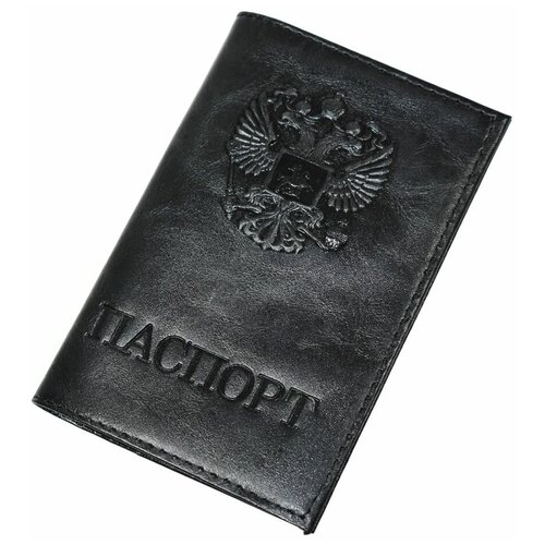 Обложка для паспорта SHIK, черный, бордовый