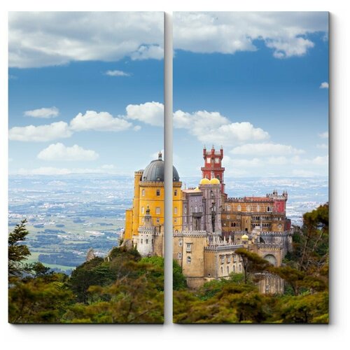 Модульная картина Дворец Пена в Португалии50x50