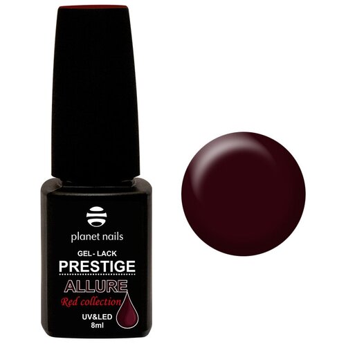 Planet nails Гель-лак Prestige Allure Red Collection, 8 мл, 659 темный бордо