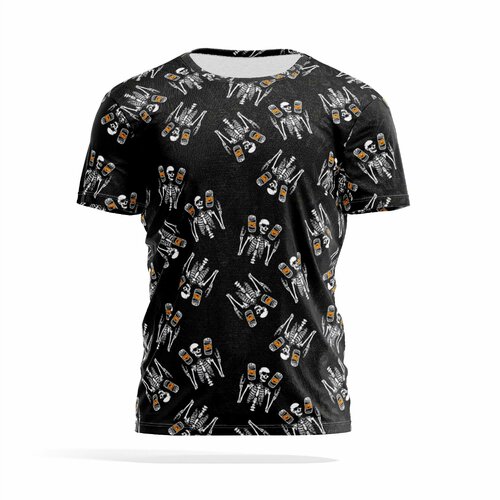 Футболка PANiN Brand, размер 5XL, черный