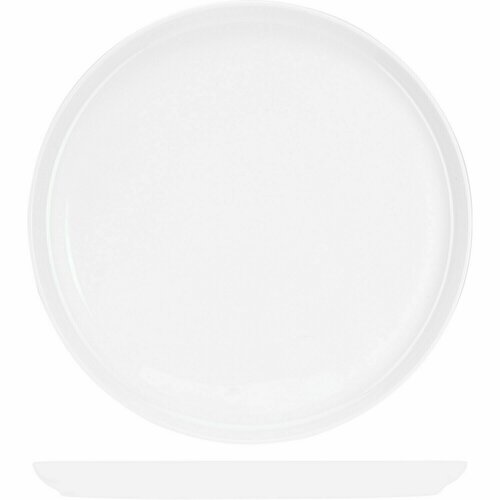 Тарелка Добрушский фарфоровый завод для пиццы 300х300х22мм, фарфор, белый