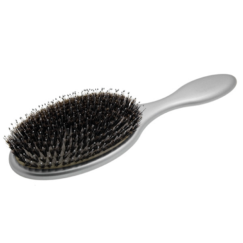 Щетка для волос OLIVIA GARDEN EXPERT CARE OVAL Boar Nylon Bristles Silver щетина+нейлон