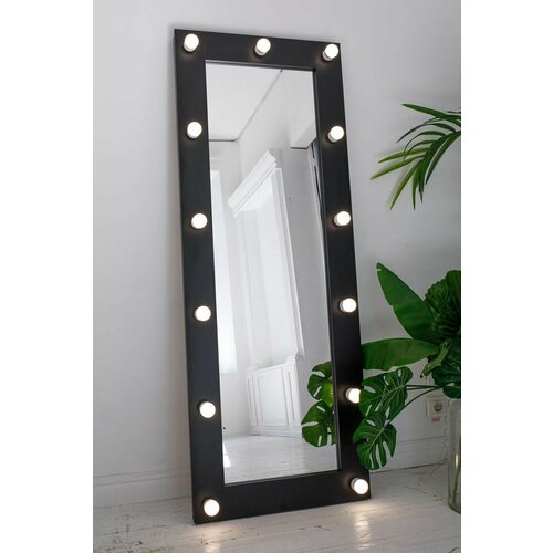 Гримерное зеркало GM Mirror 70см х 180см, чёрный / косметическое зеркало
