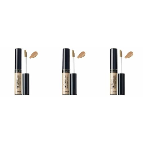 THE SAEM Консилер Cover Perfection Tip Concealer Contour Beige, 6,5 гр, 3 шт