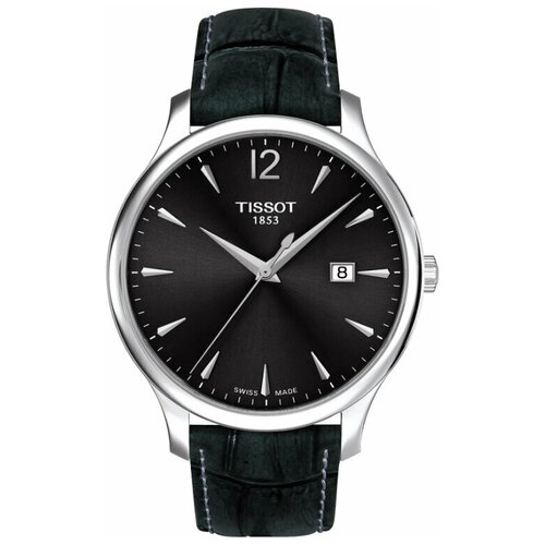 Наручные часы TISSOT T-Classic T063.610.16.087.00, серебряный, черный