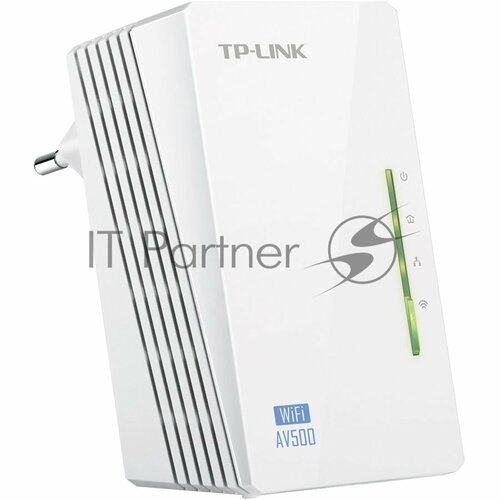 Сетевое оборудование TP-Link TL-WPA4220 300Mbps Wireless AV500 Powerline Extender, 500Mbps Powerline