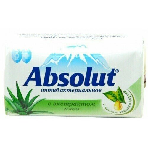 Absolut Мыло туалетное Алоэ, 90 г, 6 шт