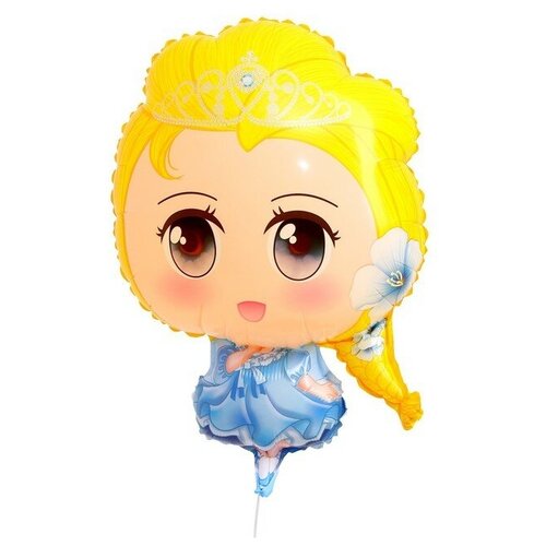 Шар фольгированный 25" «Милая куколка», блондинка