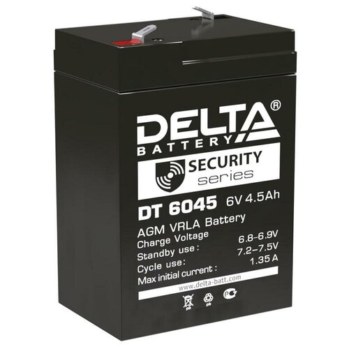 Аккумулятор 6В 4.5А. ч Delta DT 6045 (3шт.)