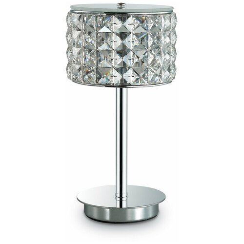 Лампа настольная Ideal Lux Roma TL1 макс.40Вт IP20 G9 230В Хром Металл/Хрусталь Выключатель 114620