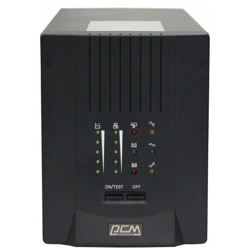 Интерактивный ИБП Powercom SMART KING PRO+ SPT-1000 черный 700 Вт
