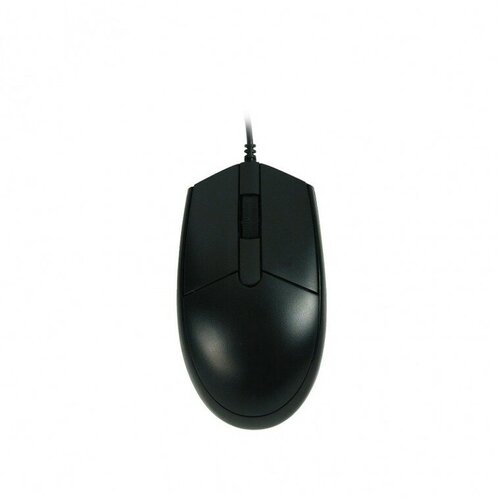 Мышь/ Optical mouse M120, USB wired, 3button, 1000DPI, 1.8m, black, Foxline