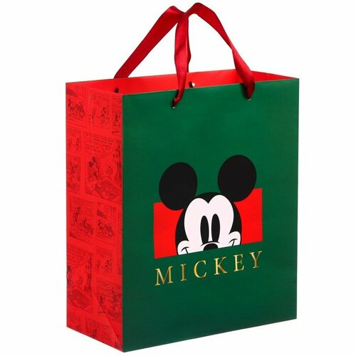 Disney Пакет ламинированный вертикальный, 23 х 27 х 11 см "Mickey" Микки Маус