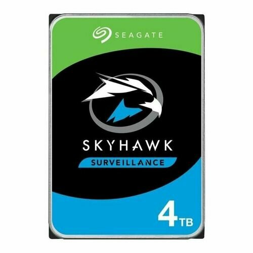 Жесткий диск Seagate Skyhawk ST4000VX016, 4ТБ, HDD, SATA III, 3.5"