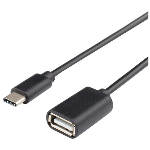 Переходник/адаптер Atcom USB OTG - USB Type-C (АТ4716), 0.1 м, 1 шт., черный