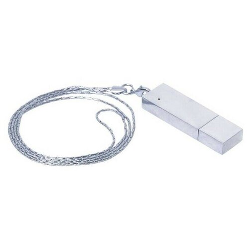 Подарочный USB-накопитель подвеска серебро на цепочке 256GB USB 3.0