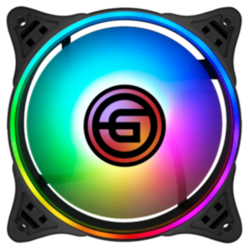 Вентилятор для корпуса Ginzzu 12F6, черный/RGB