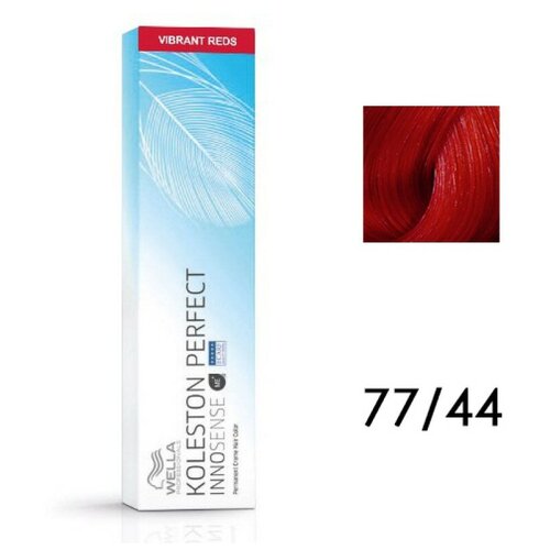 Wella Professionals Koleston Perfect Innosense стойкая гипоаллергенная крем-краска для волос, 77/44 блонд красный интенсивный, 60 мл