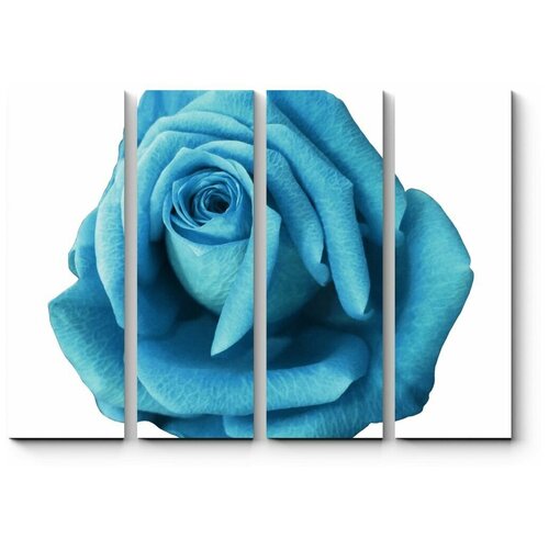 Модульная картина Голубая роза 90x68