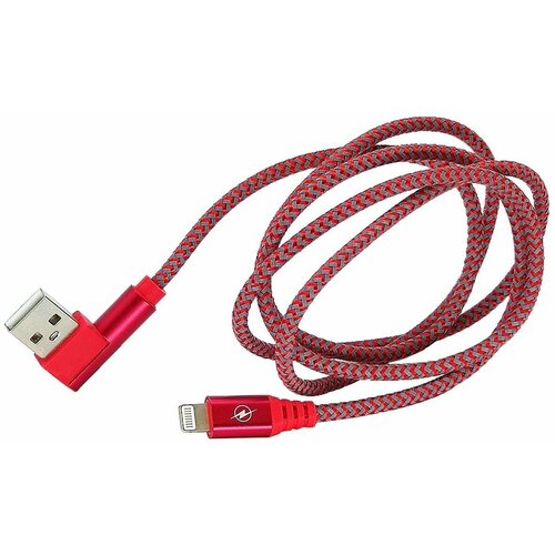 Кабель USB 2A (iOS Lightning угловой USB) 1м Орбита KM-59