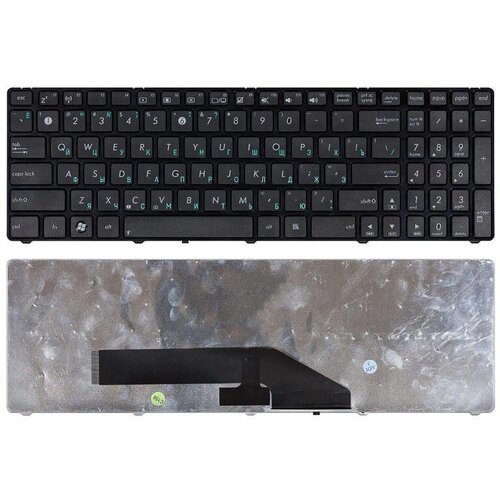 Клавиатура для ноутбука ASUS X5DE черная с рамкой