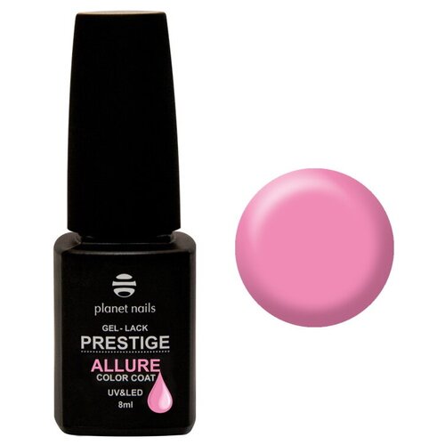 Planet nails Гель-лак Prestige Allure, 8 мл, 606 чайная роза