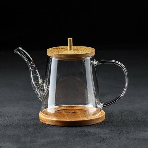 Чайник стеклянный заварочный BellaTenero «Эко», 600 мл, с металлическим ситом