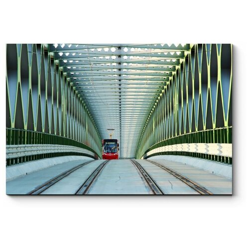 Модульная картина Братиславский трамвайный мост120x80