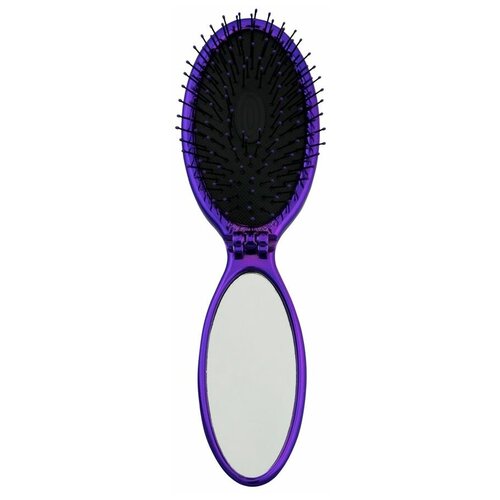 Wet Brush массажная щетка Мини-щетка для спутанных волос Pop and Go Detangler Metallic, 13 см