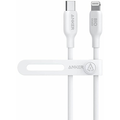 Кабель Anker 541 USB-C to Lightning Cable 0.9m 30 Вт (Bio-Based) - Белый (A80A1621)