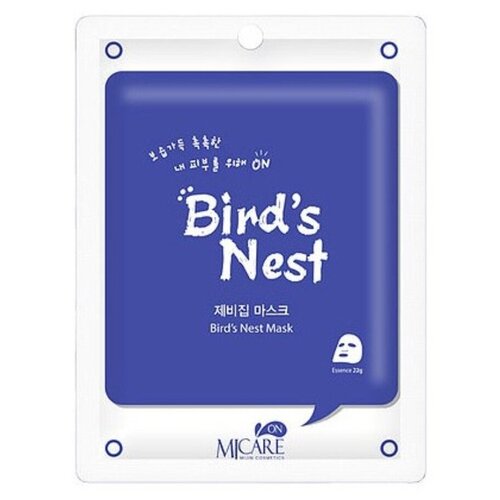 MIJIN Cosmetics тканевая маска MJ Care On Bird's Nest с экстрактом ласточкиного гнезда, 22 г