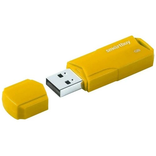 Smart buy Носитель информации Smartbuy USB Drive 4GB CLUE Yellow SB4GBCLU-Y