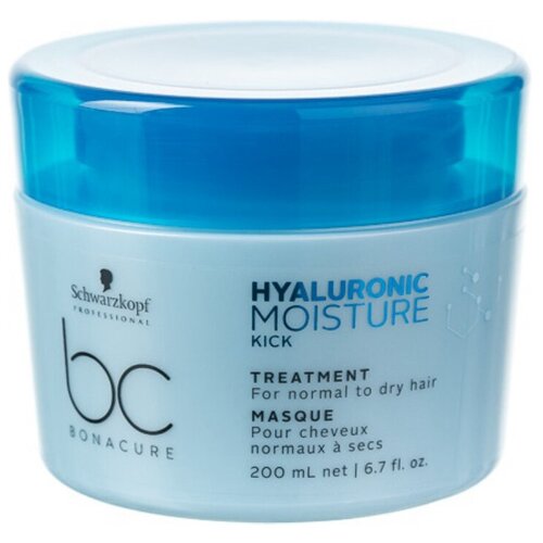 Schwarzkopf Professional Hyaluronic Moisture Kick Treatment Маска для волос увлажняющая, 195 г, 200 мл