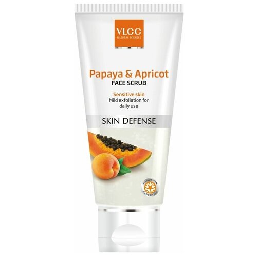 VLCC скраб для лица Skin Defense Папайа и абрикос, 80 мл