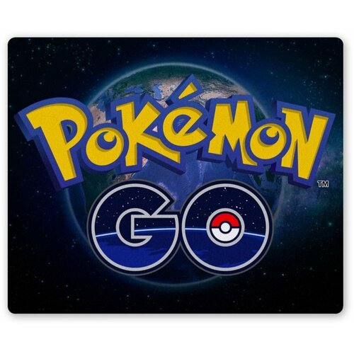 Коврик для мышки прямоугольный Pokemon GO Logo