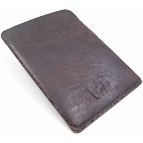 Кожаный чехол J.Audmorr для Macbook 15 AIr и Ноутбука 14-15" (355 х 235 х 18 мм), коричневый, NewBridge 15 Coffee