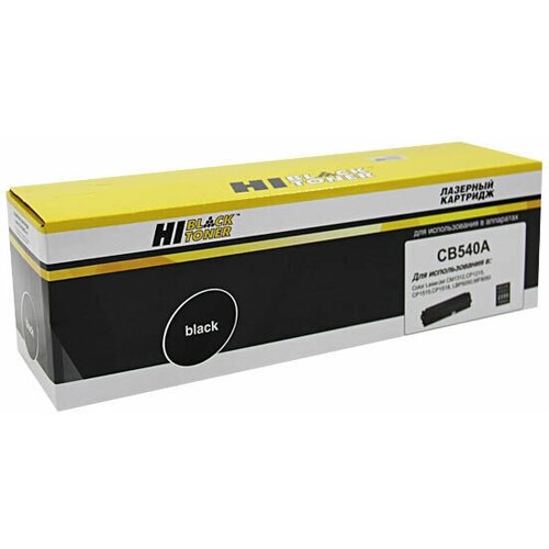 Картридж CB540A (HB-CB540A) для принтеров Color LaserJet CP1215/1515/CM1312, чёрный