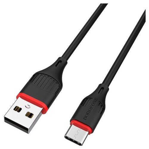 Кабель Borofone BX17 Enjoy USB - USB-C, 1 м, 1 шт., черный